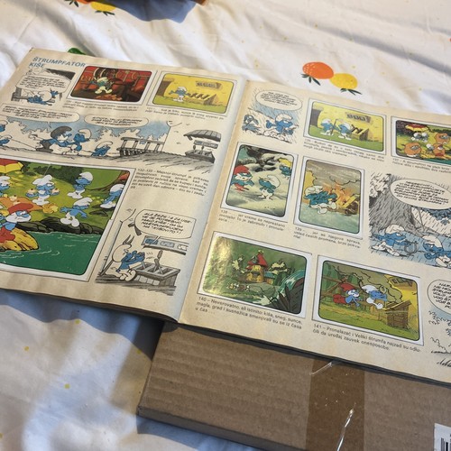 Smurfs 1982 100% Complete Panini Sticker Album Book Strumpfovi | eBay UK
