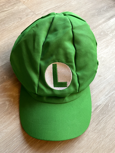 Nintendo Super Mario Bros. Luigi newsboy style hat cap | eBay