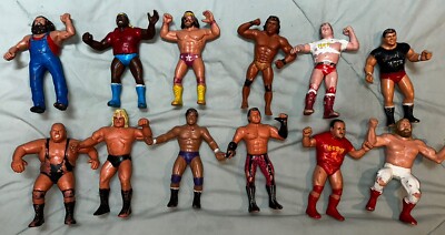 VINTAGE 1988 WWF LJN WRESTLING Assorted TOY ACTION FIGURES COLLECTION 3 ...