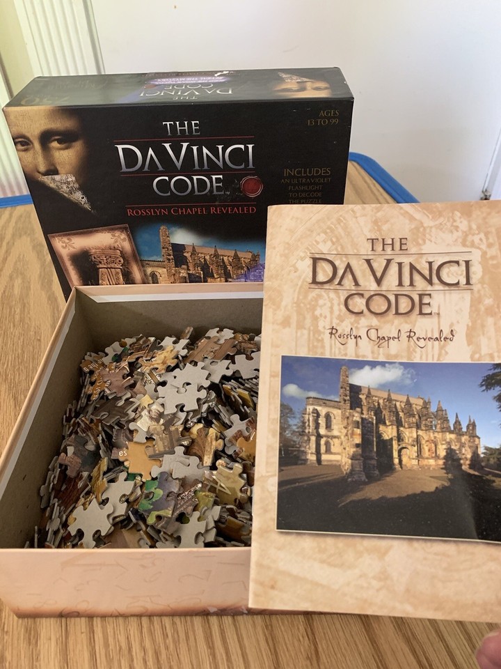 The DaVinci Code 750 Pieces "Rosslyn Chapel Revealed" Puzzle | eBay