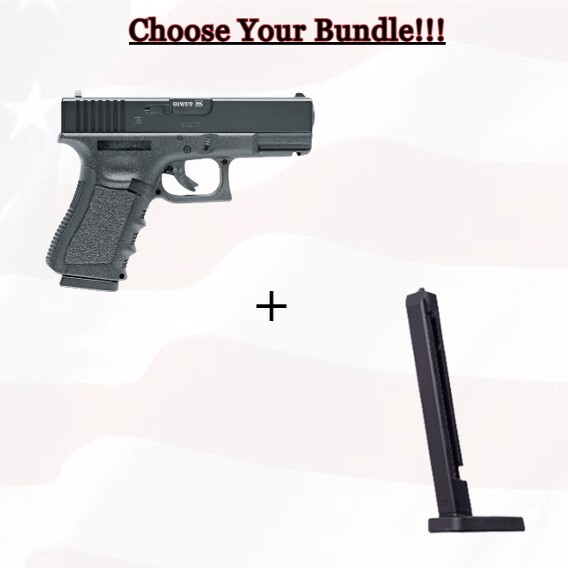 Umarex Glock 19 Gen 3 Semi-Auto CO2 BB Air Pistol .177 Cal w/ Bundle ...