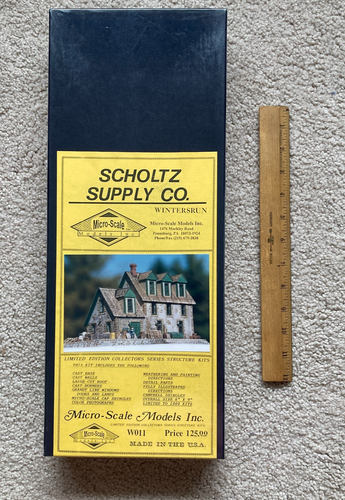 Micro-Scale HO model Kit No. WO11 SCHOLTZ SUPPLY CO. Factory SEALED U.S ...