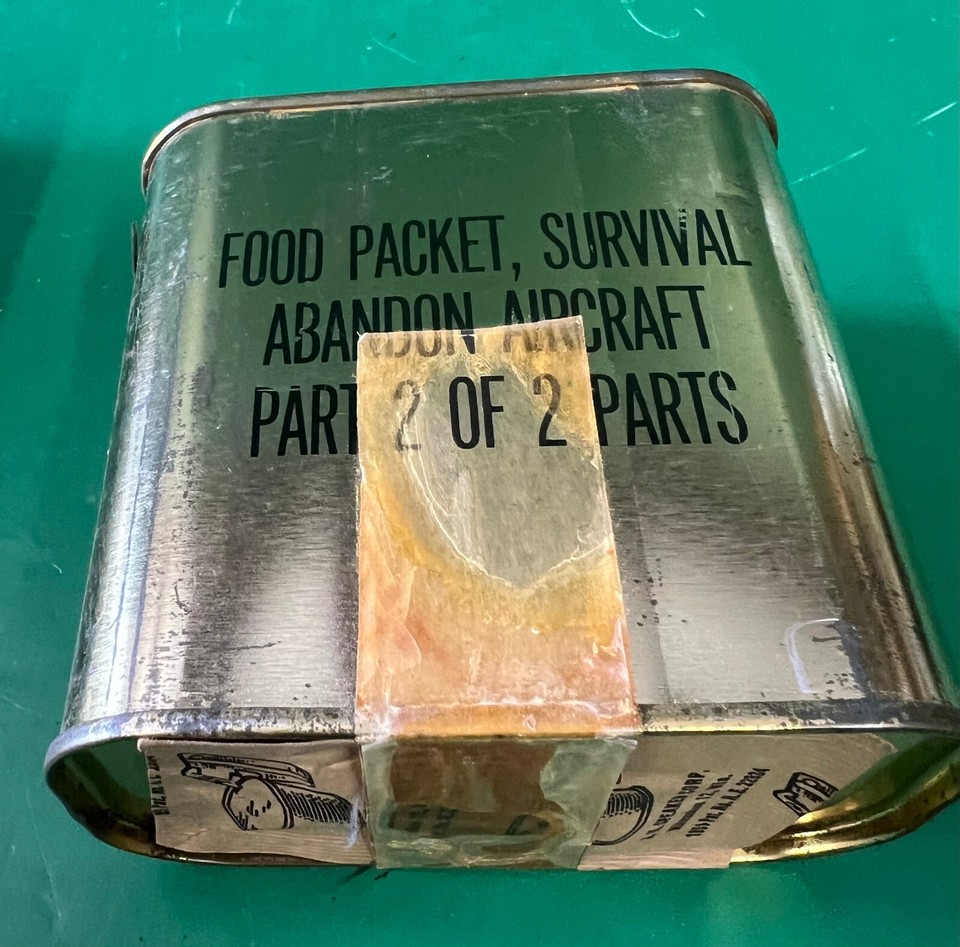 USAF 2 PART SURVIVAL RATIONS “ABANDON AIRCRAFT” 1968 | eBay