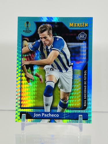 2021-22 Topps Chrome Merlin UEFA Jon Pacheco Aqua Prism Refractor ...