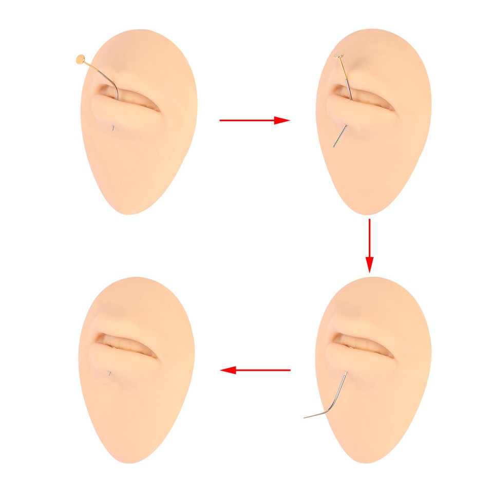 2PCS G23 Titanium Pin Taper Threadless Piercing Needles Piercings ...