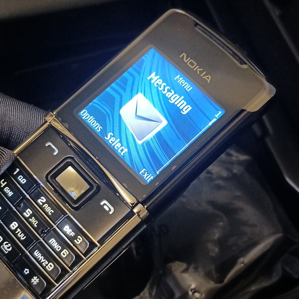 GENUINE NOKIA 8800 SIROCCO BLACK 8800S UNLOCKED GSM MOBILE PHONE MADE ...