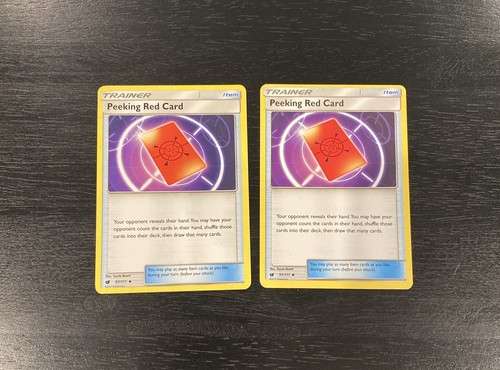 2EA - Peeking Red Card 97/111 - SM Crimson Invasion - Pokemon 2017 TCG Card | eBay