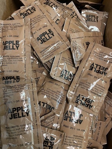 Bulk MRE Jelly Jam Grape Apple Strawberry Emergency Survival Snack Food ...