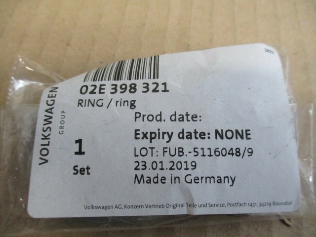 OEM VW Beetle A5 Multi Coupling DSG Clutch Repair Kit 02E398029B ...