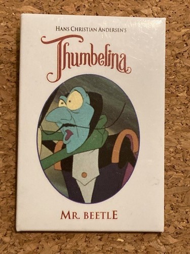 1994 Thumbelina Movie Promo Mr. Beetle Button Pin Pinback 3" | eBay