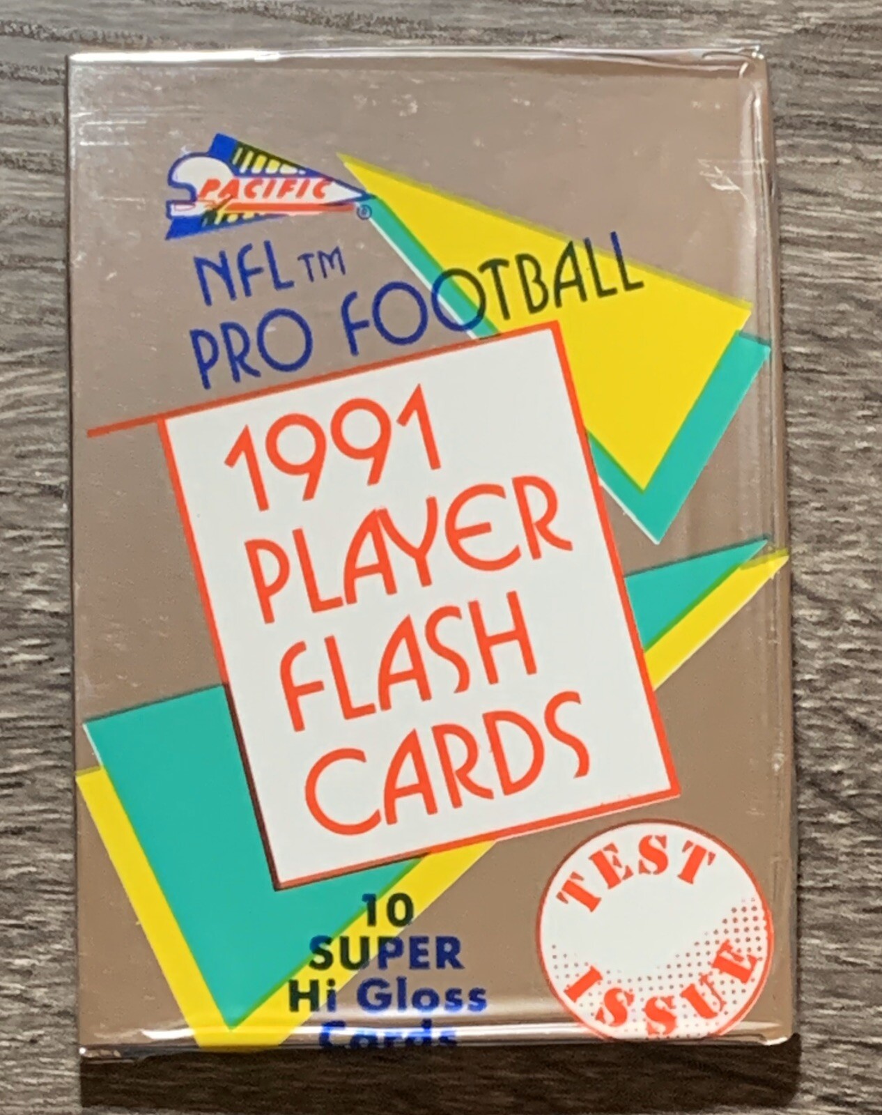 1991 Pacific - NFL Football: Player Flash Cards UNOPENED FOIL PACK Free ...
