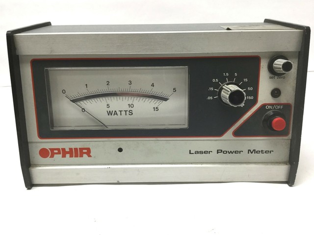 Ophir Laser Power Energy Meter Analog Dial 0-150 Watts Gauge 115vac BNC ...