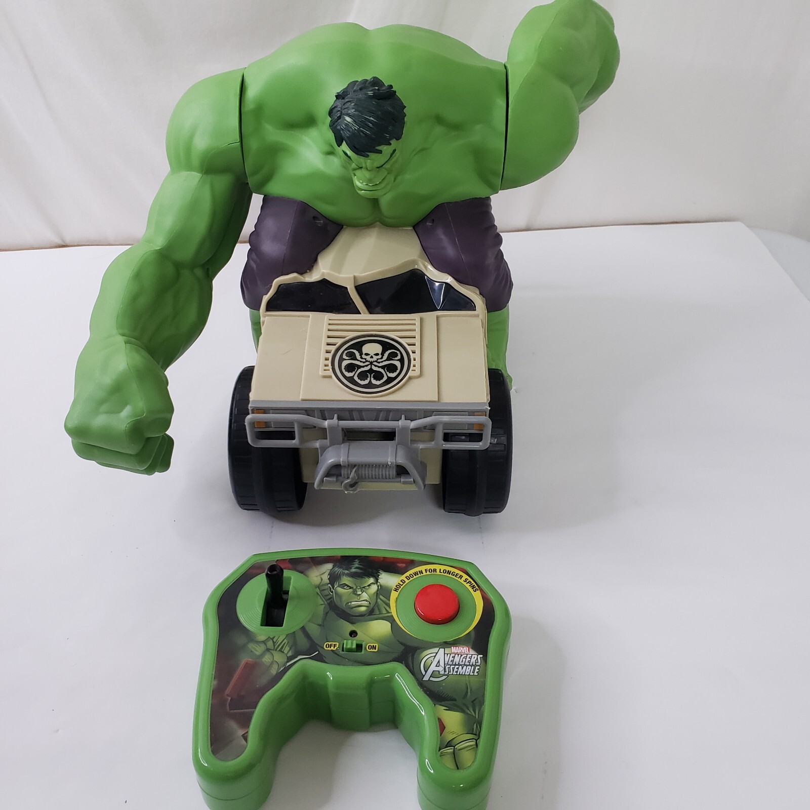Jakks Marvel Avengers XPV Remote Control Hulk Smash RC Jeep Truck ...