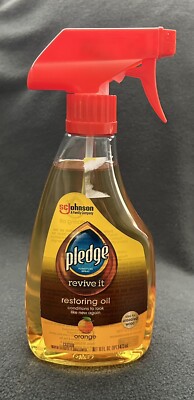 2 Pledge Restore & Shine Wood Spray With Natural Orange Oil , 16-oz ...