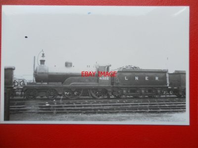 PHOTO LNER EX GNR IVATT CLASS D2 4-4-0 LOCO NO 4322 | eBay UK