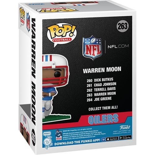Warren Moon NFL Legends Funko Pop! Vinyl Figure #263 Houston Oilers ...