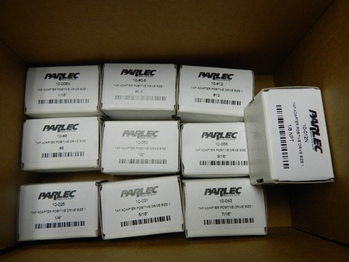 PARLEC #0 to 9/16 Inch Tap, Tapping Adapter Set Incomplete Missing 3/8 ...