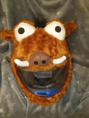 NEW ADDITION - MOTORBIKE FUNNY HEEDS CRAZY CRASH HELMET COVERS ROAD HOG ...