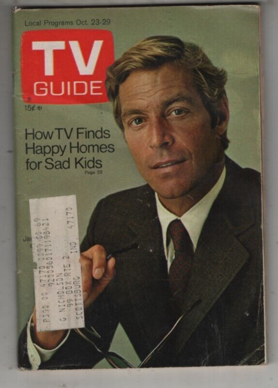 OCT 1971 TV GUIDE MAGAZINE James Franciscus in 'LONGSTREET' | eBay