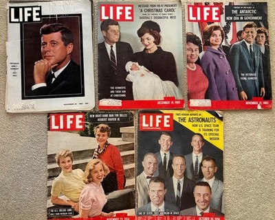 Life Magazine Collection Featuring Kennedy + more 1960, 62, 54, 59 | eBay