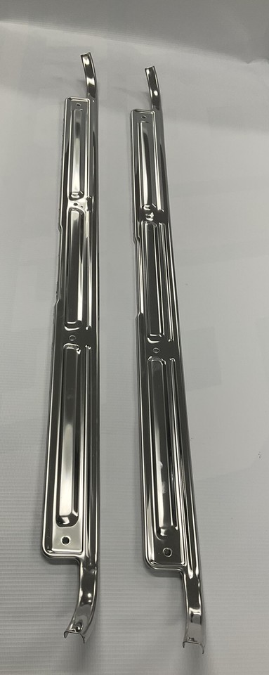 1967 68 69 70 71 72 Chevy C10 GMC Truck STAINLESS Door Sill Plates Pair ...