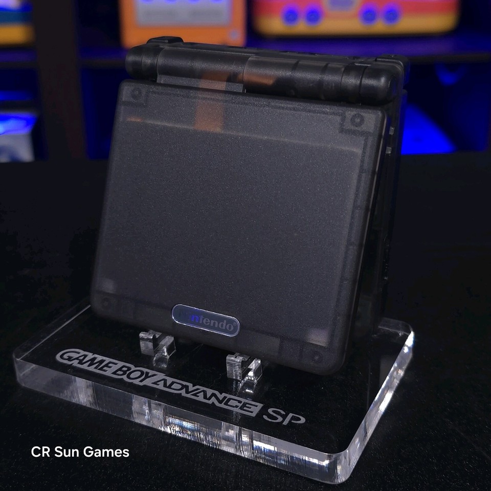 Smoke Grey And Black Nintendo Game Boy Advance GBA SP IPS Screen And ...