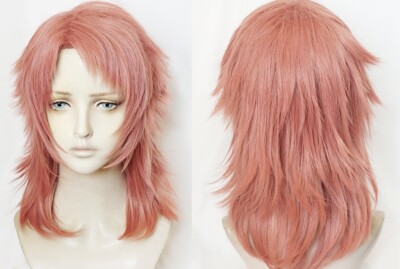 Demon Slayer Kimetsu no Yaiba Sabito Cosplay Costume Wig Wig Pink Rose ...