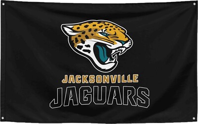 Jacksonville Jaguars Football fans 3x5 ft Black Flag - Ideal NFL Gift ...