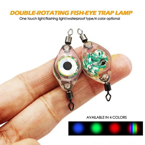 Deep Drop Underwater Bass Spoon LED Lure Light Fishing Squid Flash Lamp ...