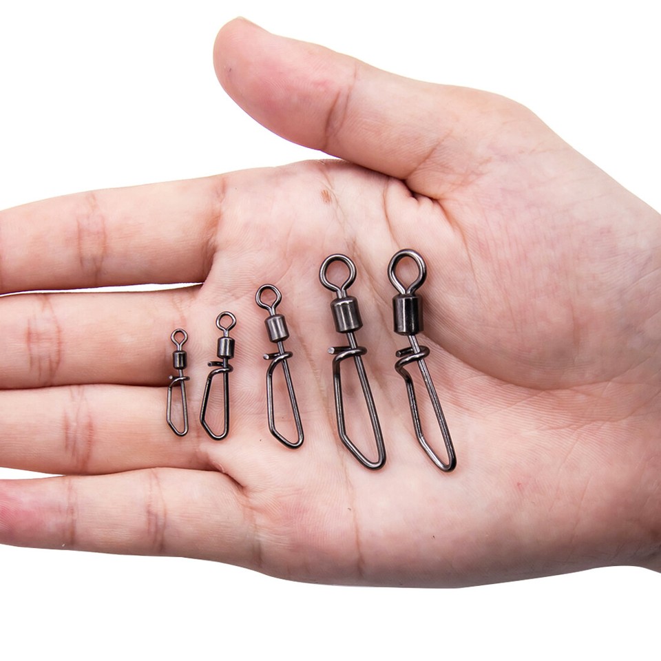 Rolling Spin Swivels Clip-on Link Lock Swivels Coastlock Fishing Line ...