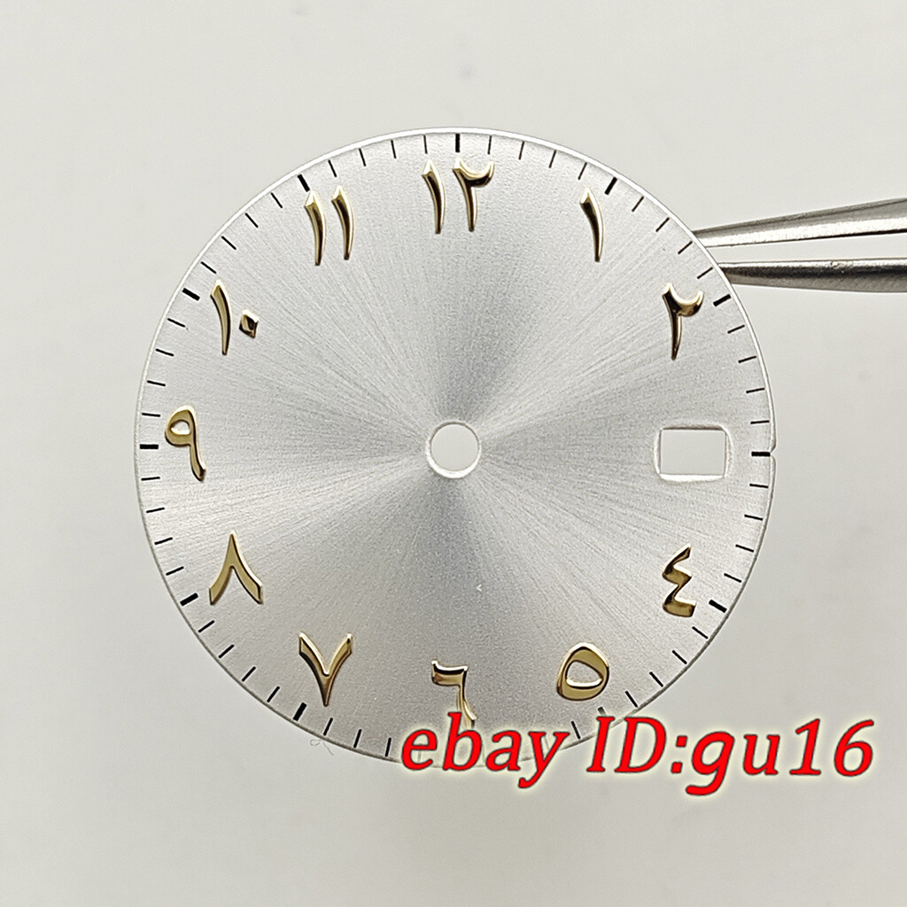 28.5mm date window sterile dial with calendar window suitable for NH35 ...