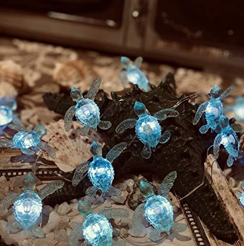 Beach Theme -Cute Sea Turtle String Lights- Ocean Fairy Decorative ...