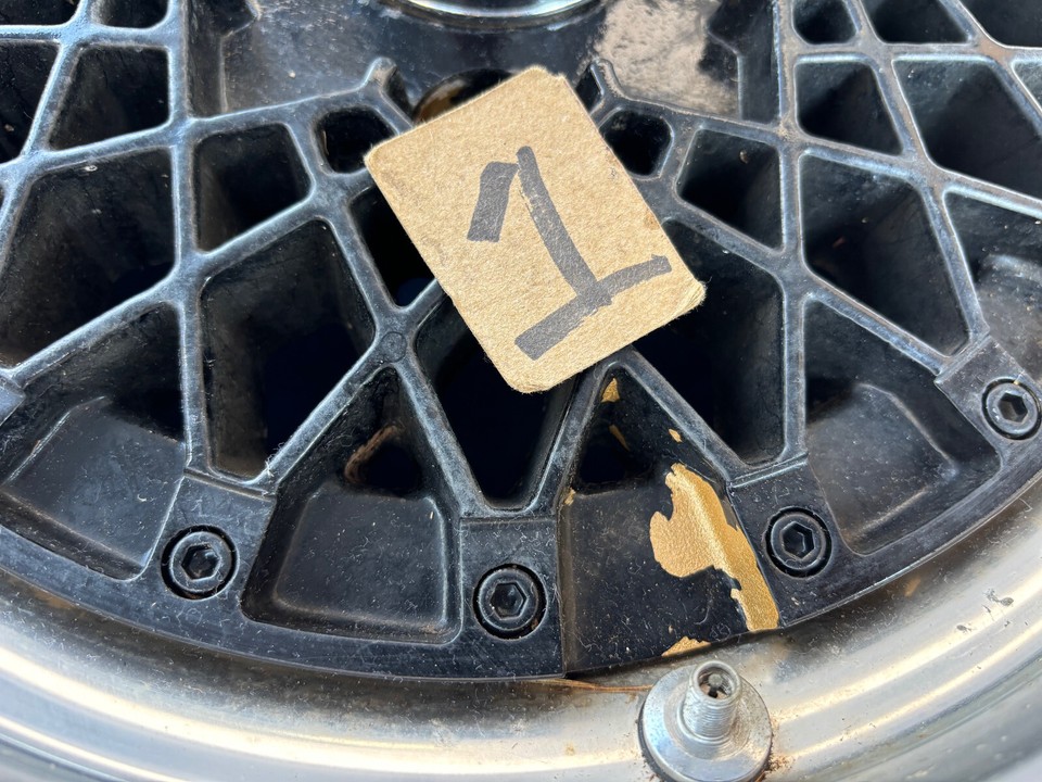 (2) 15" VINTAGE ENKEI 92 MESH WHEELS 15X6 RIMS 5X130 VW PORSCHE PAIR ...