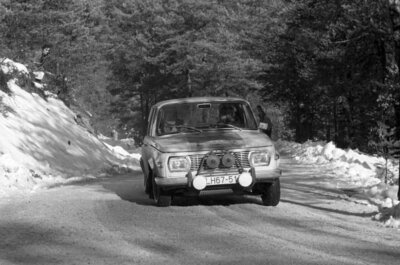 Peter Hommel and Gunter Bork Wartburg 353 1973 Rally Car Old Photo ...