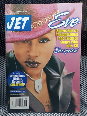 Rapper EVE Scorpion Cheaters Racial Black Americana JET Magazine Apr 9 ...