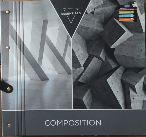 WALLPAPER SAMPLE BOOK SHERWIN WILLIAMS ESSENTIALS COMPOSITION 54 UNCUT ...
