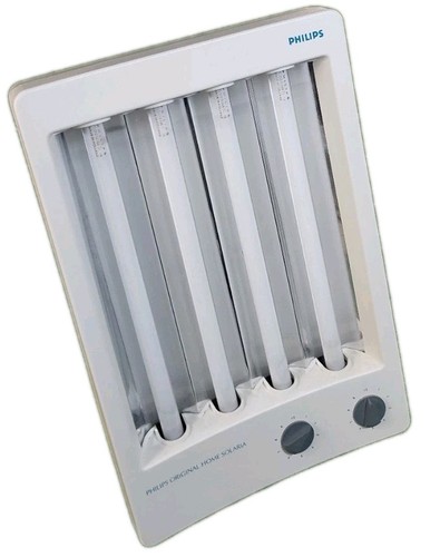 Great Philips Original Home Solaria Facial Tanner 4 Tube Bulb Sunbed ...