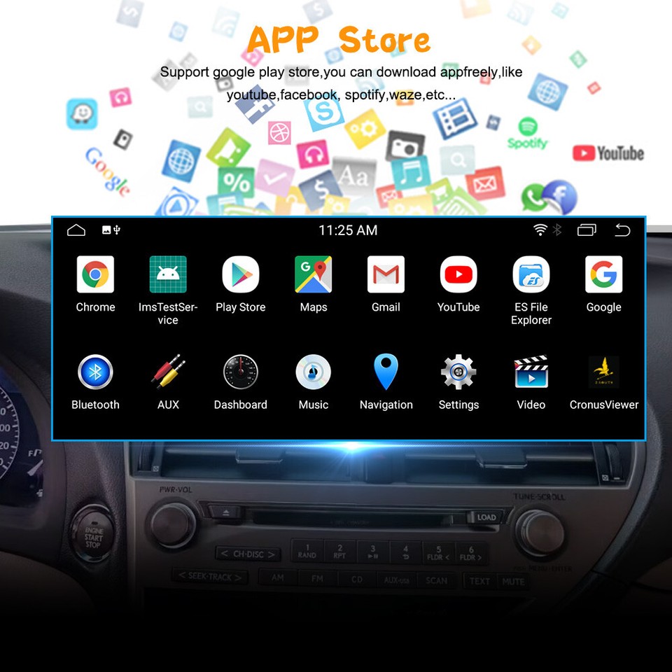 Car Video Player for Lexus NX 2018-2021 Carplay GPS RDS SWC BT ...