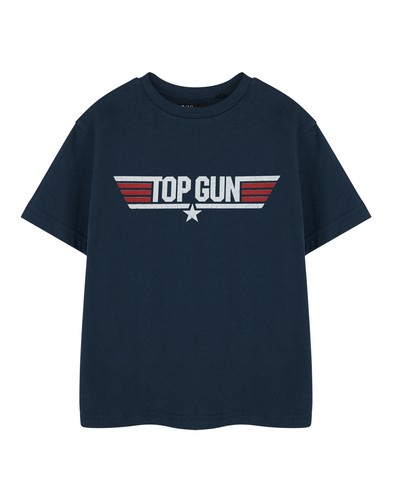 Top Gun Blue Short Sleeved T-Shirt (Boys) | eBay