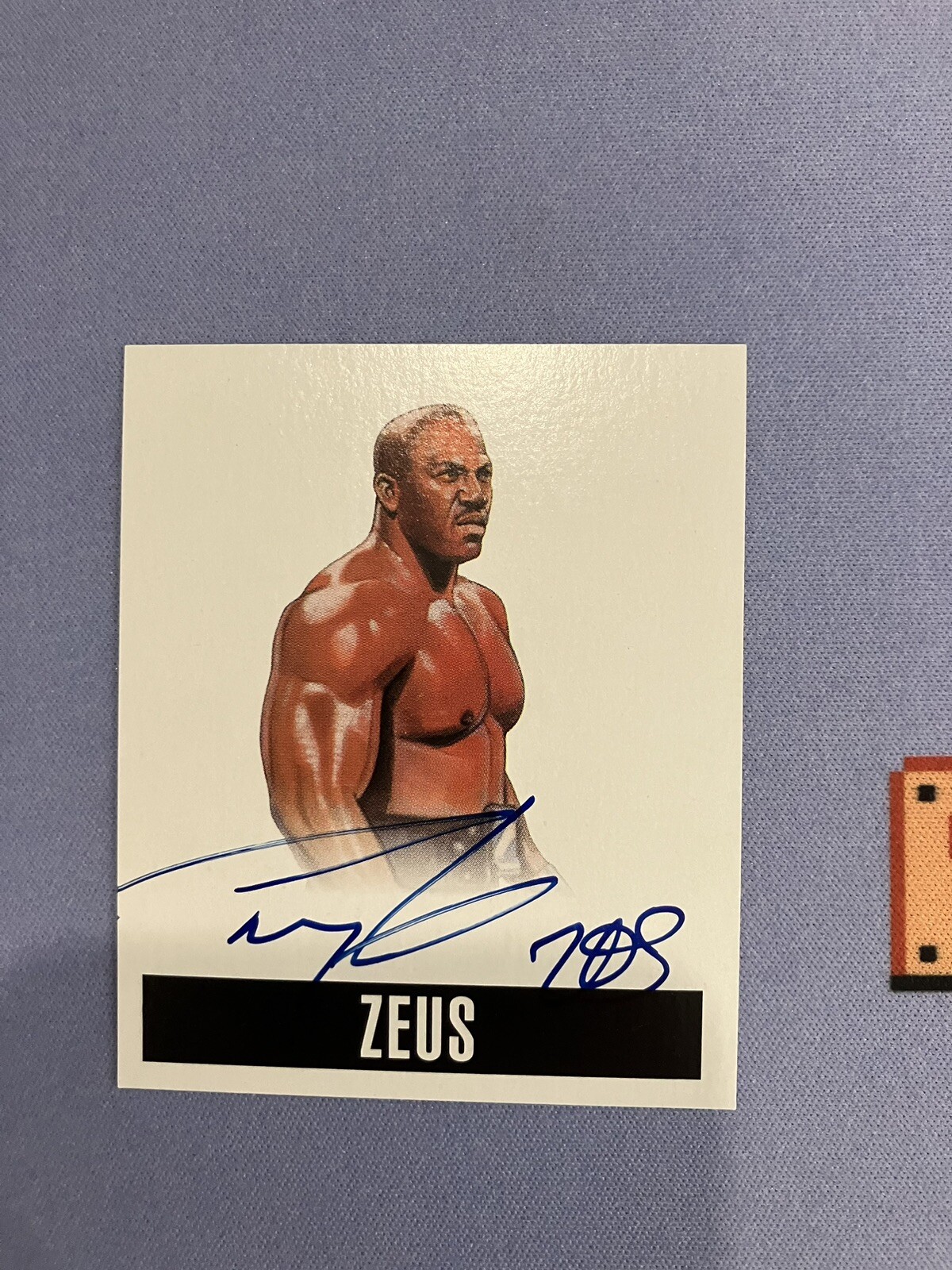 ZEUS TINY LISTER "DEEBO" FRIDAY 2014 Leaf Originals #Z1 AUTOGRAPH SP ...