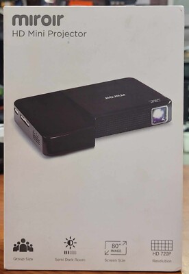 Miroir M175 HD Tilt Mini LED Projector | eBay