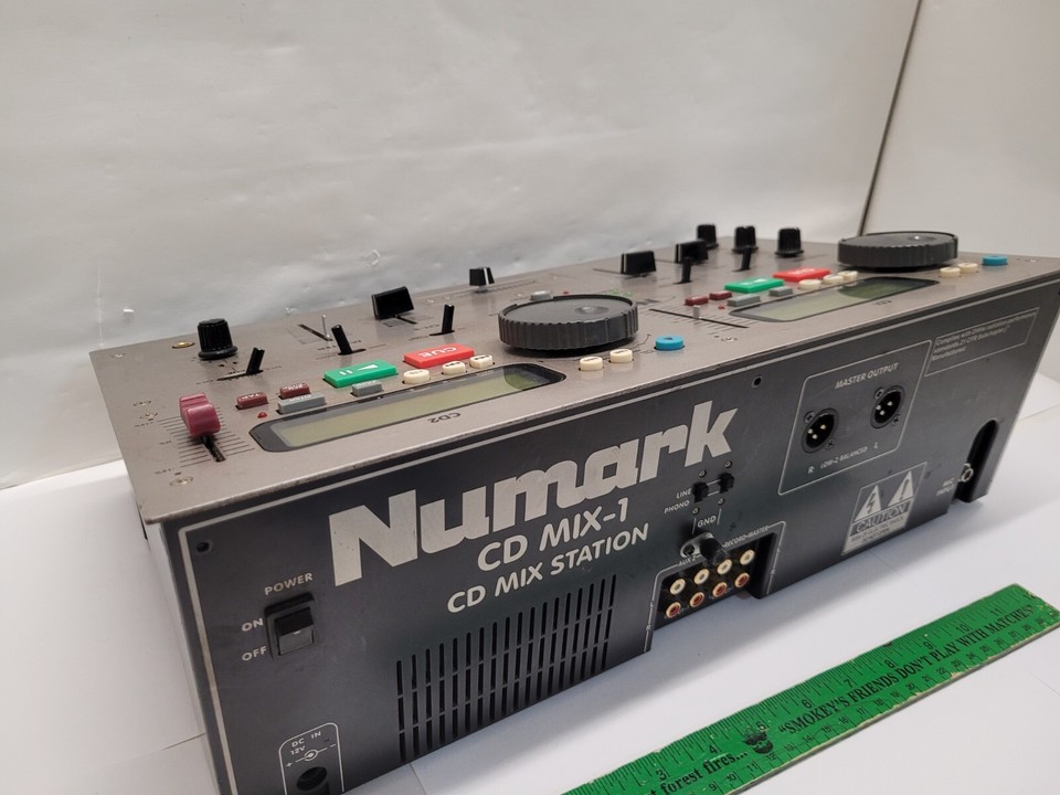 NUMARK CD MIX-1 Professional Dual CD Mixing Console Power Cable ...