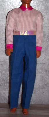 Vintage Genuine Barbie Purple Label Ken Pink Blue 1 pc Outfit E33024 ...