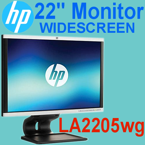 HP Compaq LA2205wg 22"Inch LCD LED Widescreen Monitor VGA, DVI-D ...