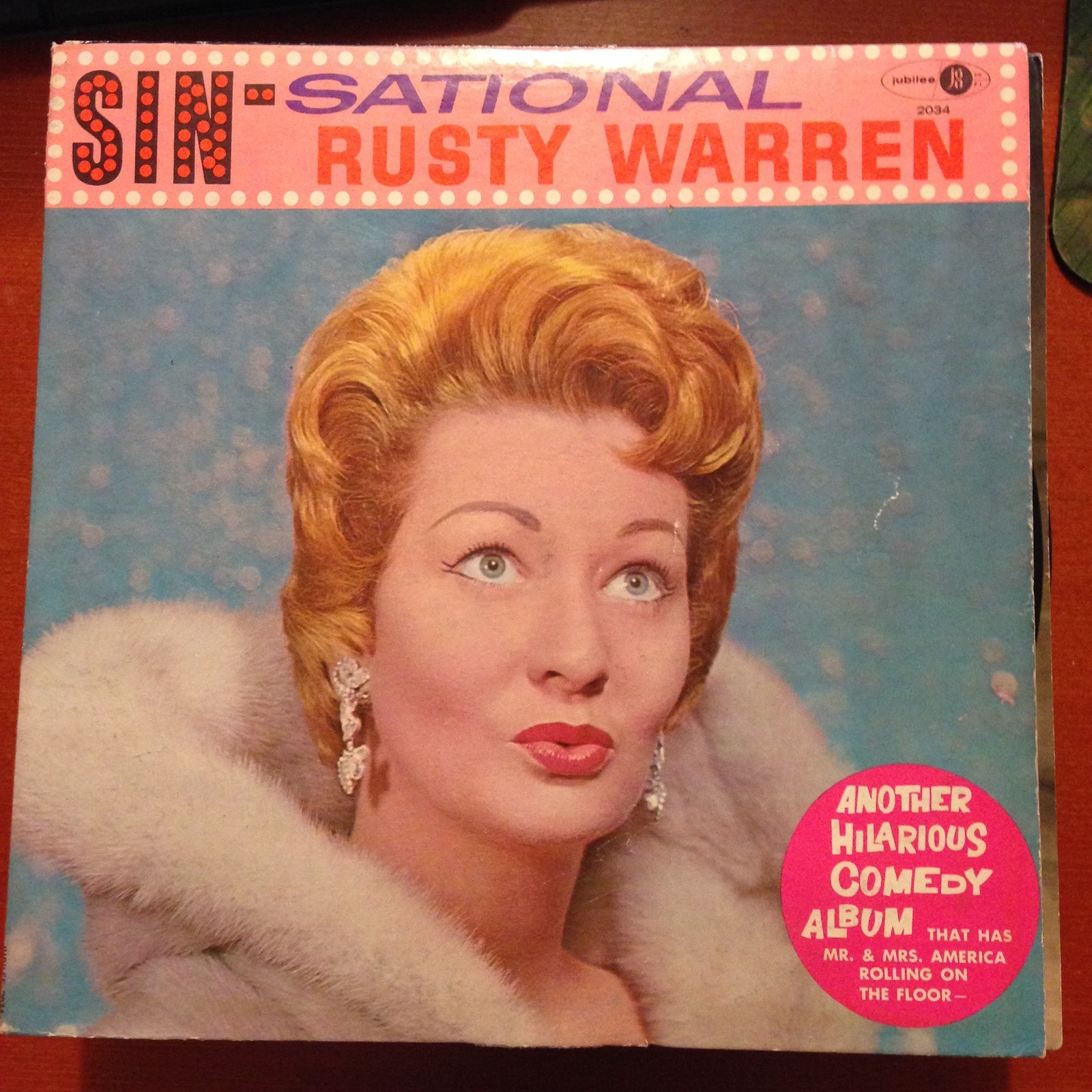 Rusty warren-sin-sational-lp-jubilee-jgm 2034-comedy | eBay