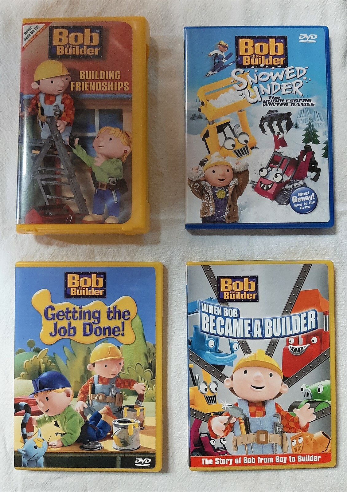 Bob the Builder 1 VHS & 3 DVDs (2003-2006) 45986240521| eBay