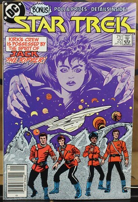 Star Trek: Jack the Ripper! Jan. '86 NO. 22 DC Comics | eBay