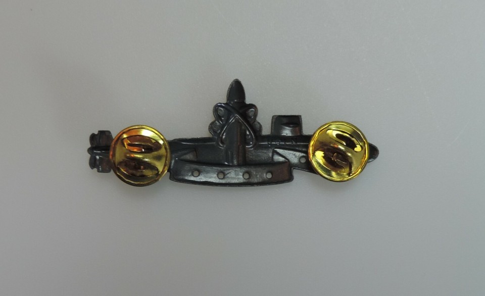 U.S Navy SSBN Submarine Deterrent Patrol Pin~ Reg Size ~ Oxidized ...