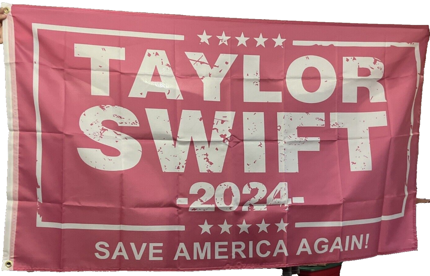 Taylor Swift Flag 3x5 foot Pink 2024 Save America Again Flag Banner | eBay