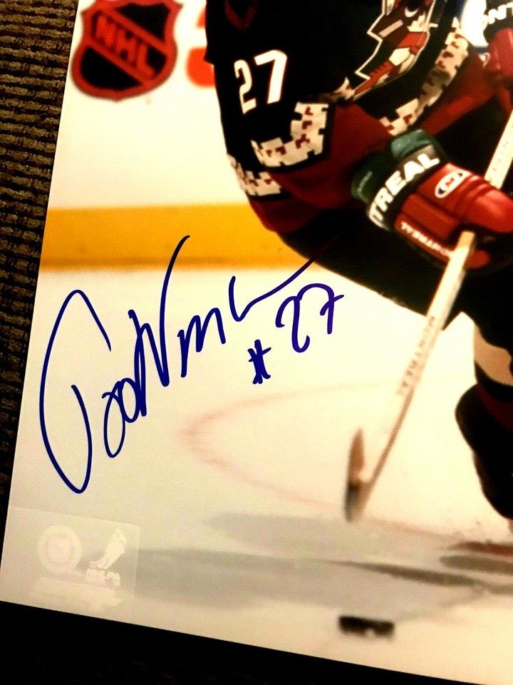 Teppo Numminen Autographed Phoenix Coyotes 8x10 Photo COA | eBay